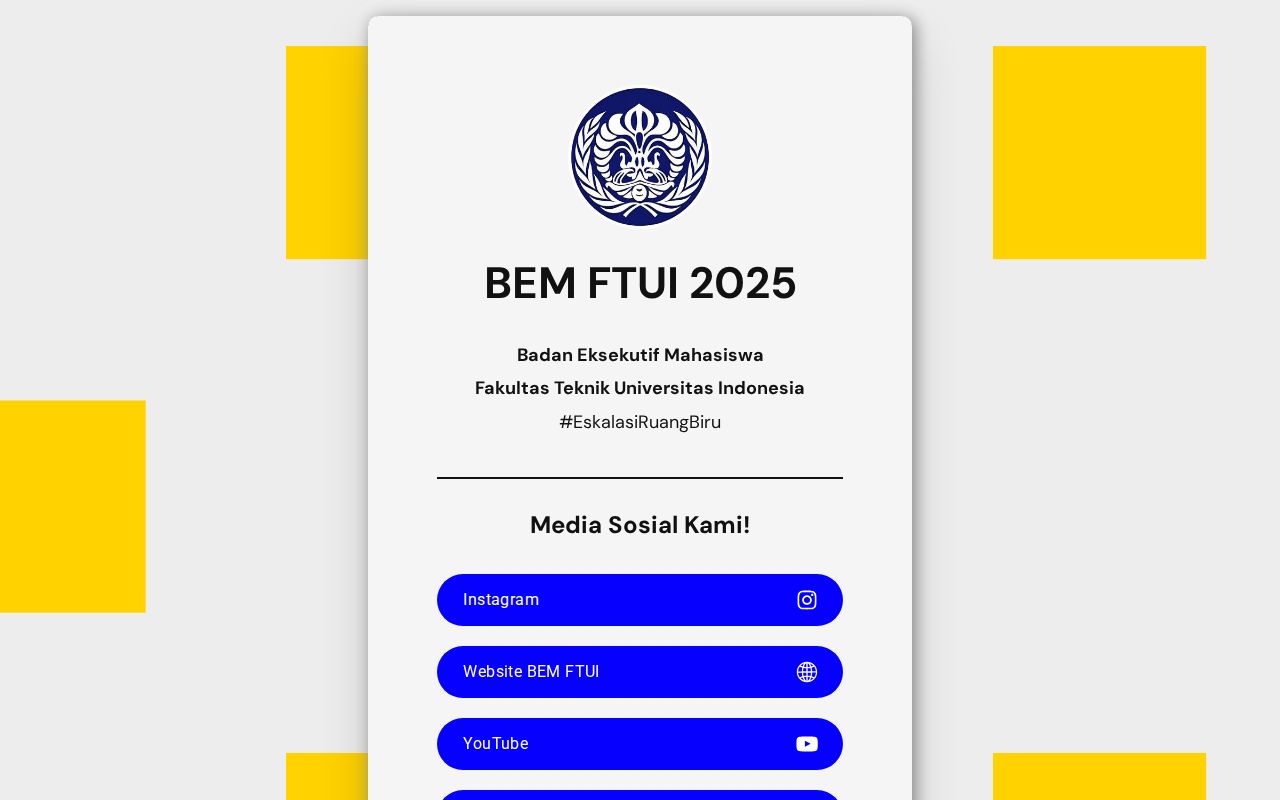 BEM FTUI 2025